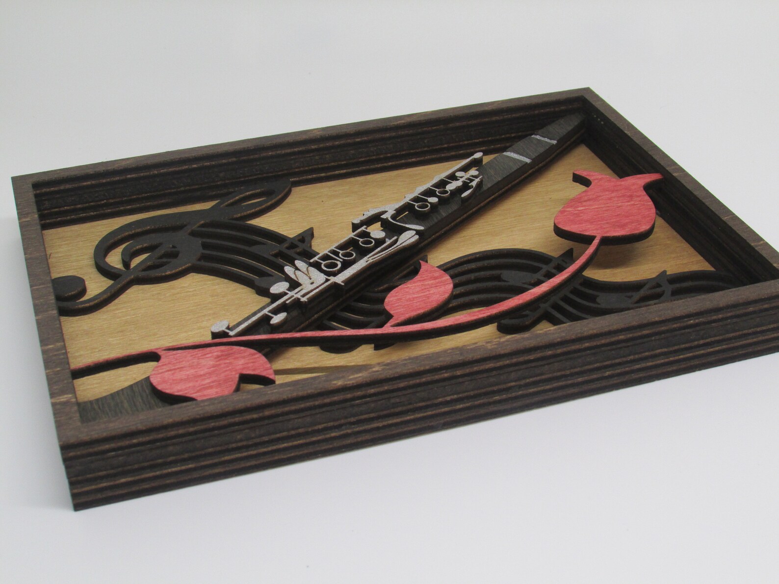 Clarinet Musical Instrument Digital SVG File for Laser Cutting, Instant ...