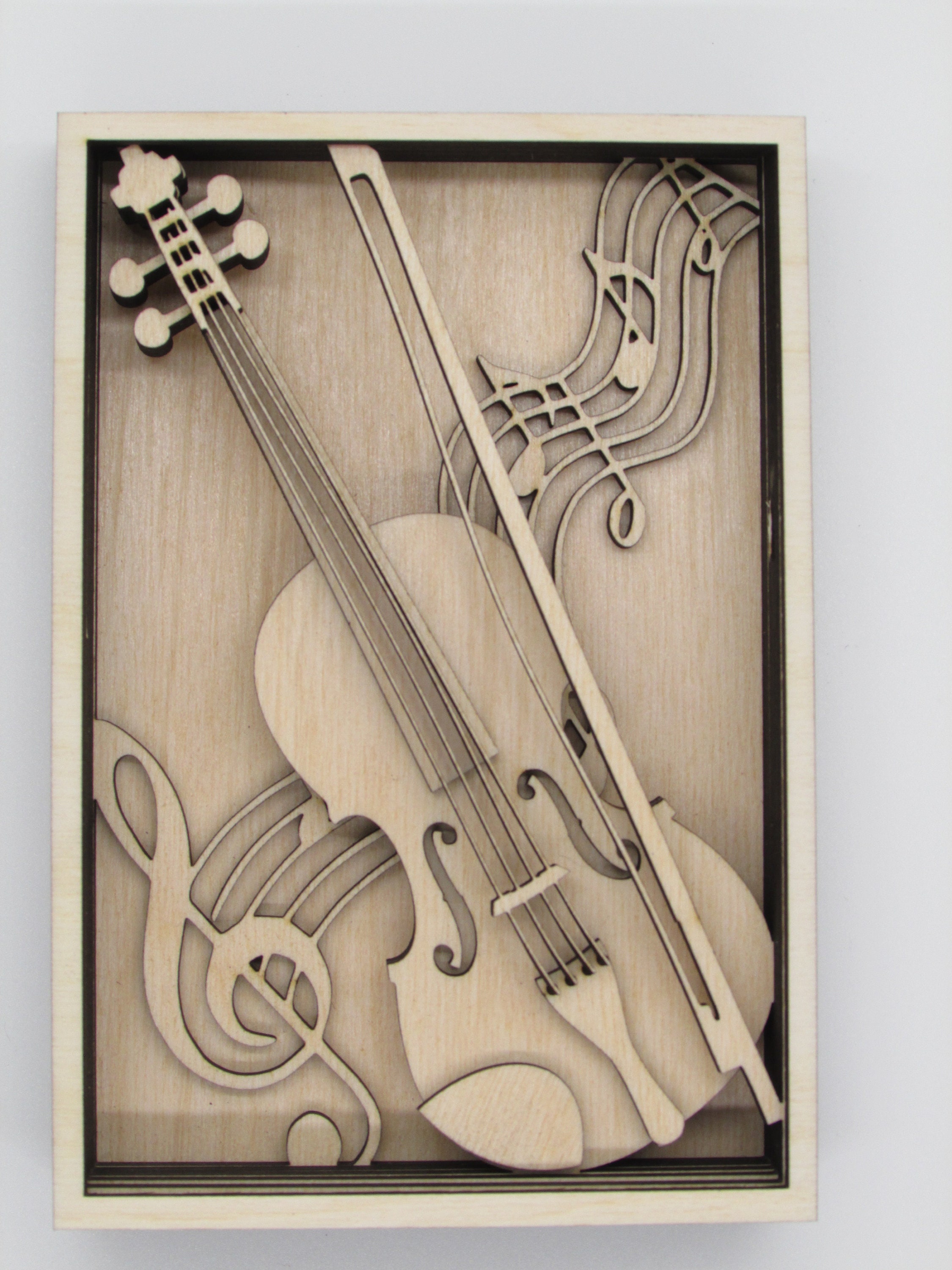 Violin/viola Musical Instrument Digital SVG Laser Cutting File, Instant ...