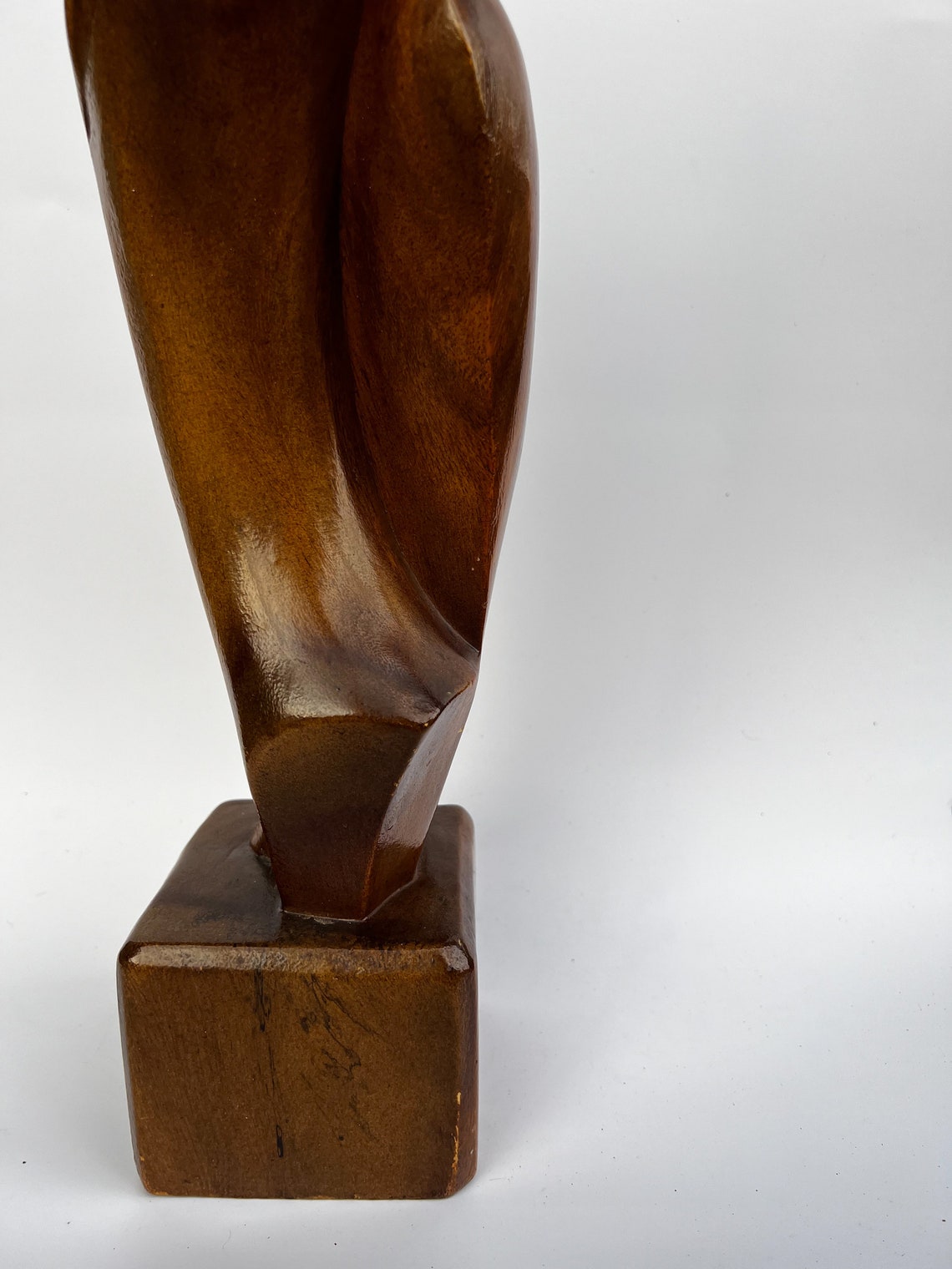 Hand Carved Teak Statue of Two Lovers Vintage Esco Products 1981 - Etsy