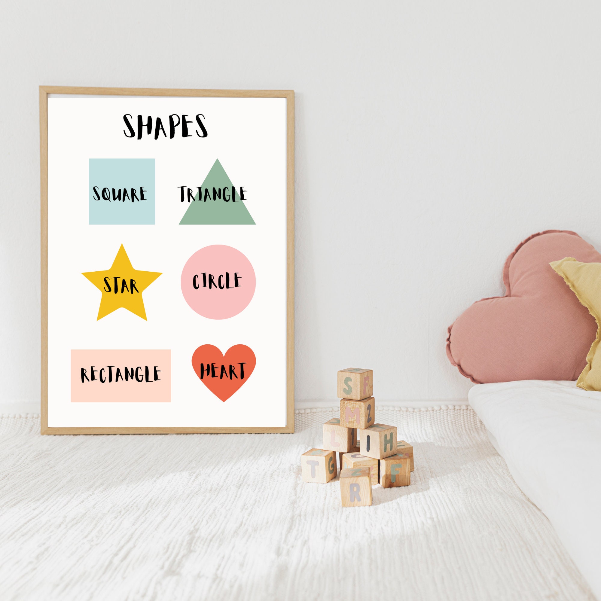 Set of 8 Educational Posters, Montessori Classroom, Homeschool Prints ...