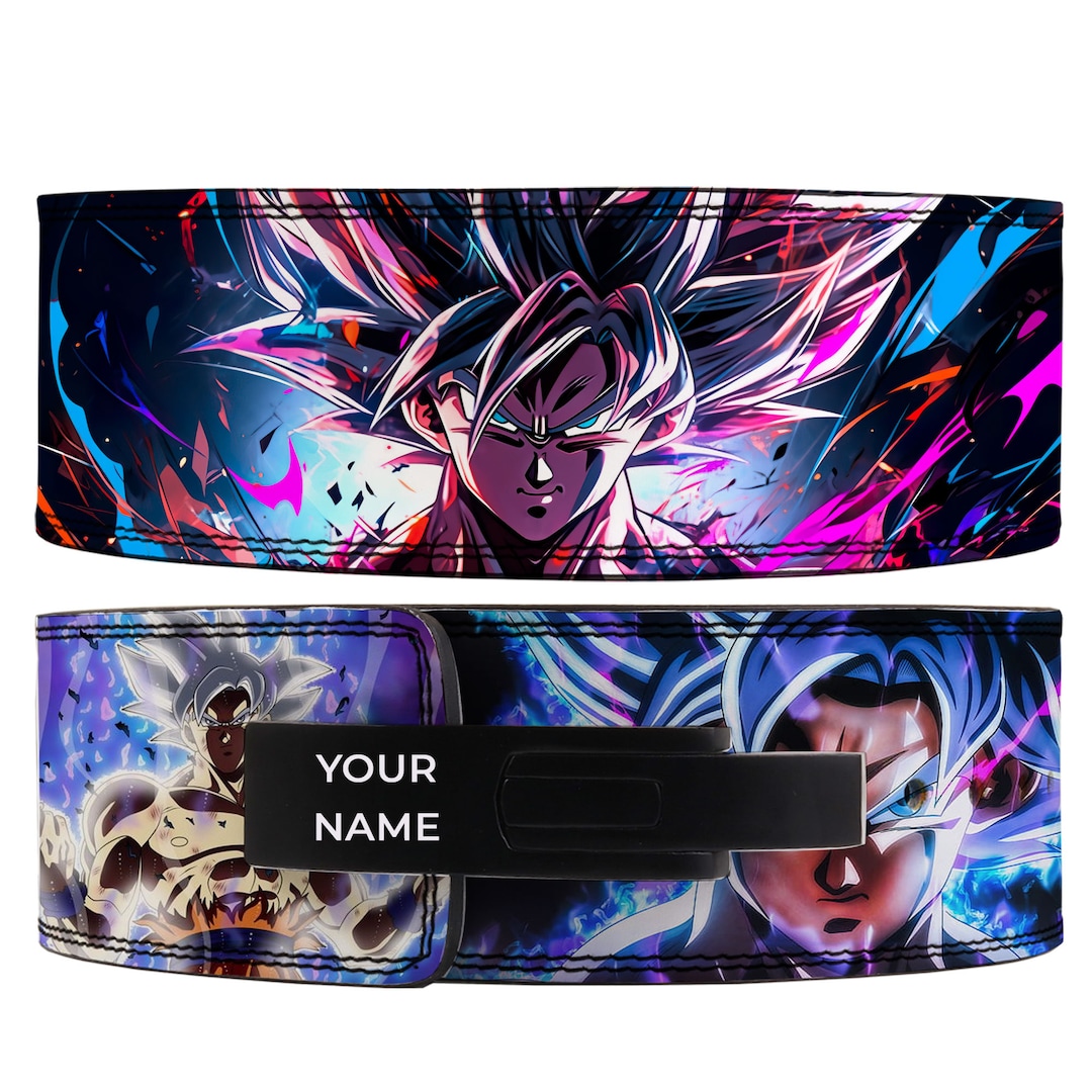 Goku Anime Beltgoku Ultra Instinct Beltpowerlifting Custom Lever Belt ...