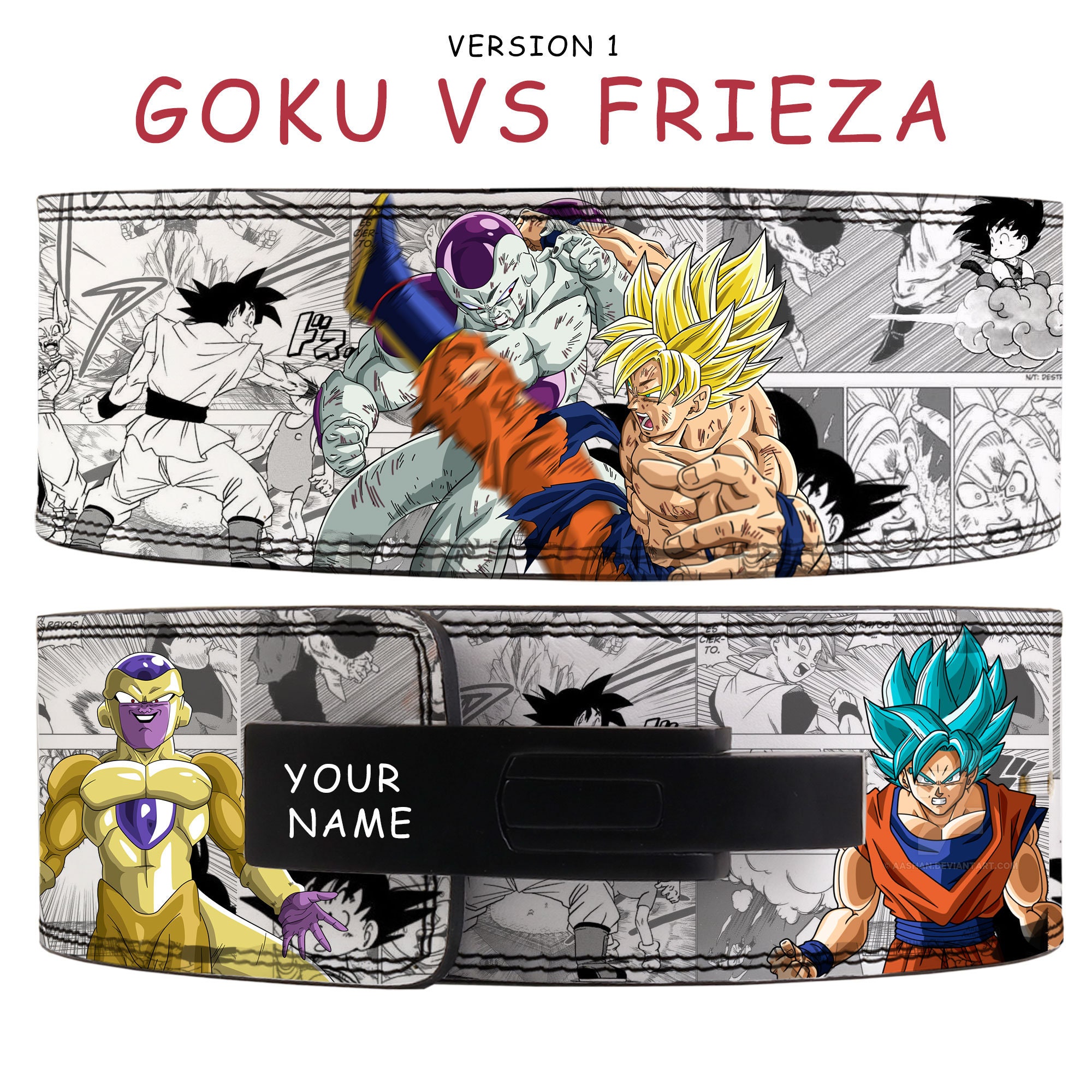 Goku Vs Frieza Anime Belt goku Ultra Instinct Belt - Etsy
