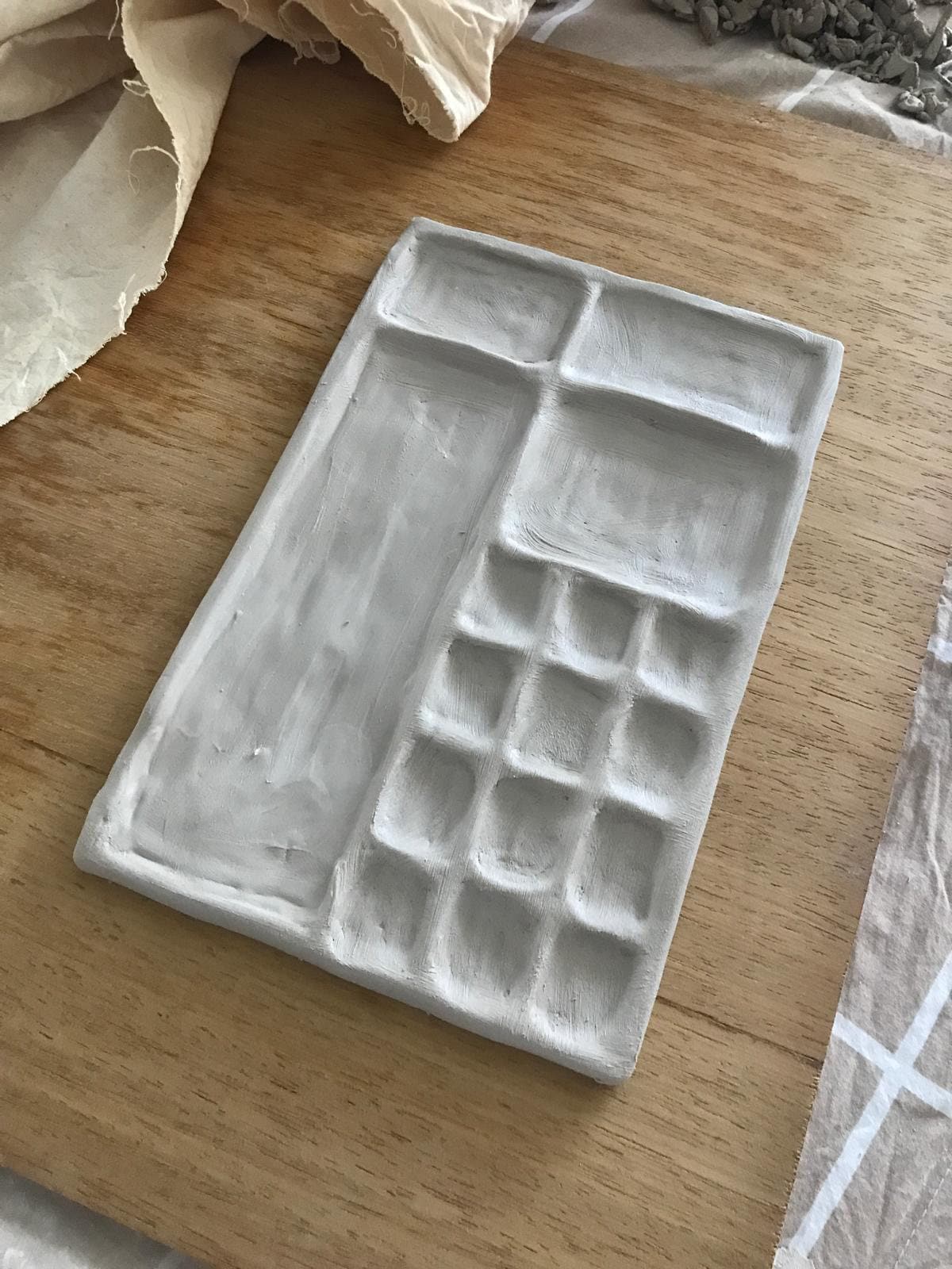 Ceramic Coloring Palette Template, Rectangular Template, Digital ...