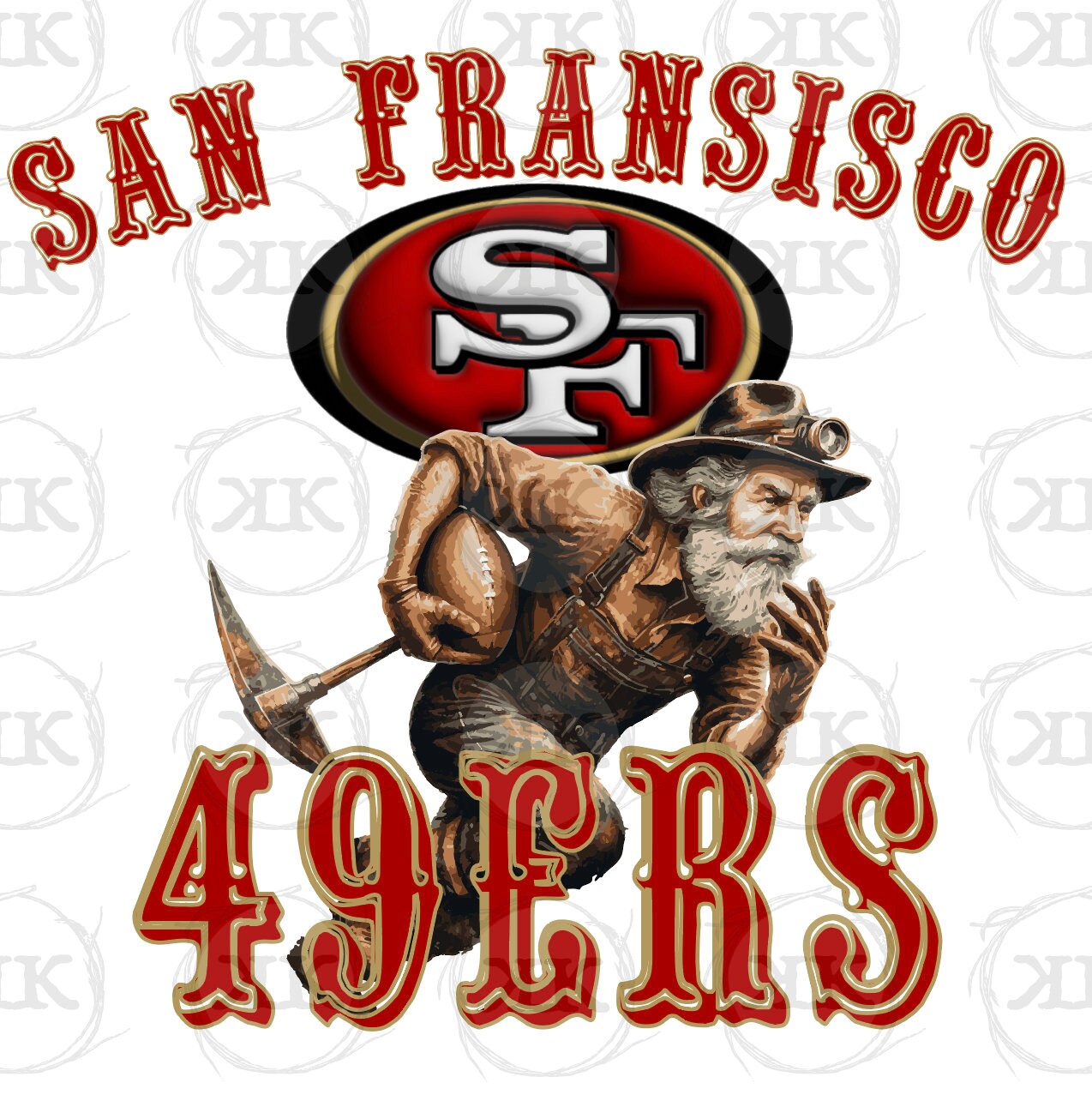 San Fransisco 49ers .png / High-quality 300ppi - Etsy