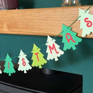 Merry Christmas Banner, Merry Christmas Bunting, Merry Christmas ...