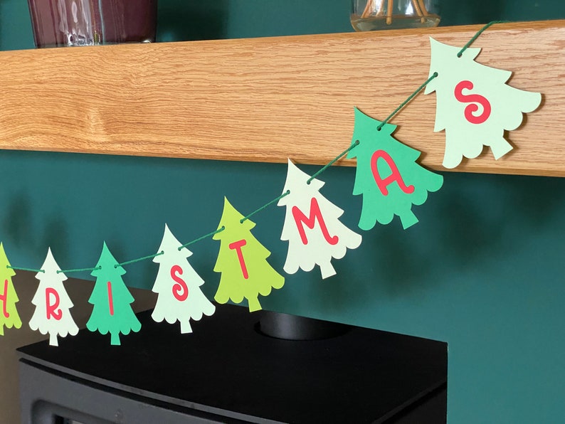 Merry Christmas Banner, Merry Christmas Bunting, Merry Christmas ...