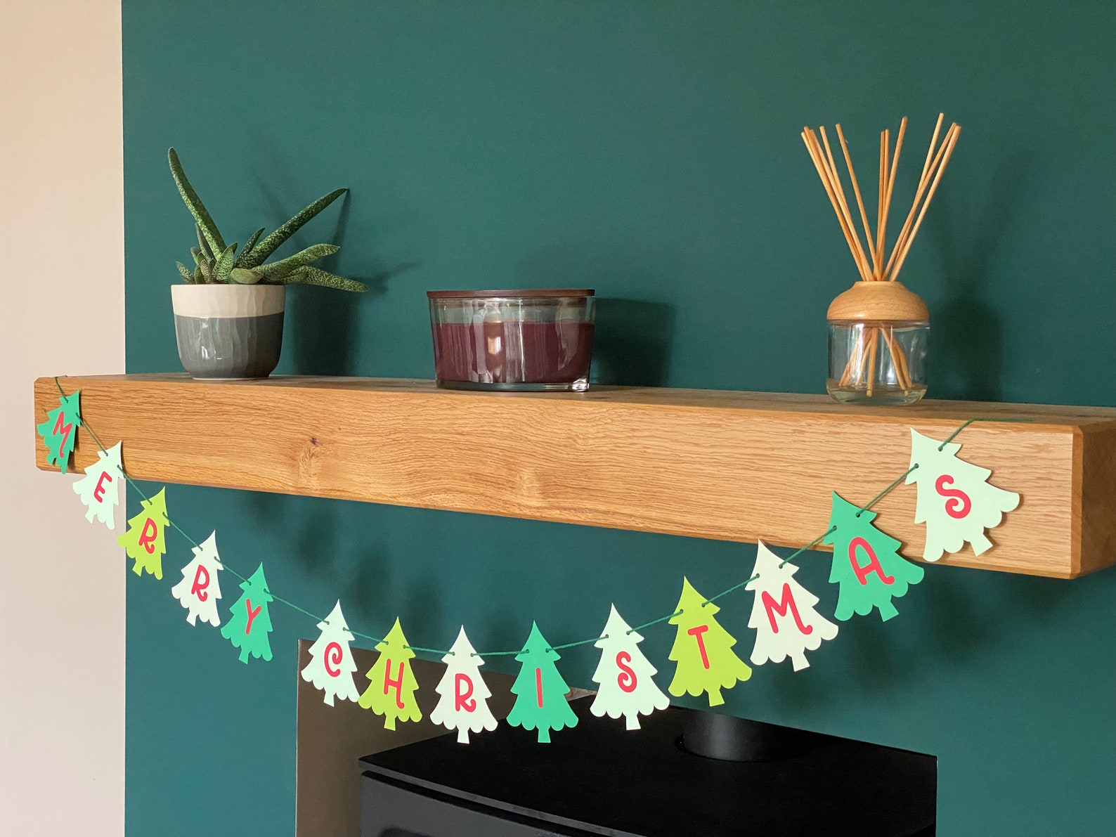 Merry Christmas Banner, Merry Christmas Bunting, Merry Christmas ...