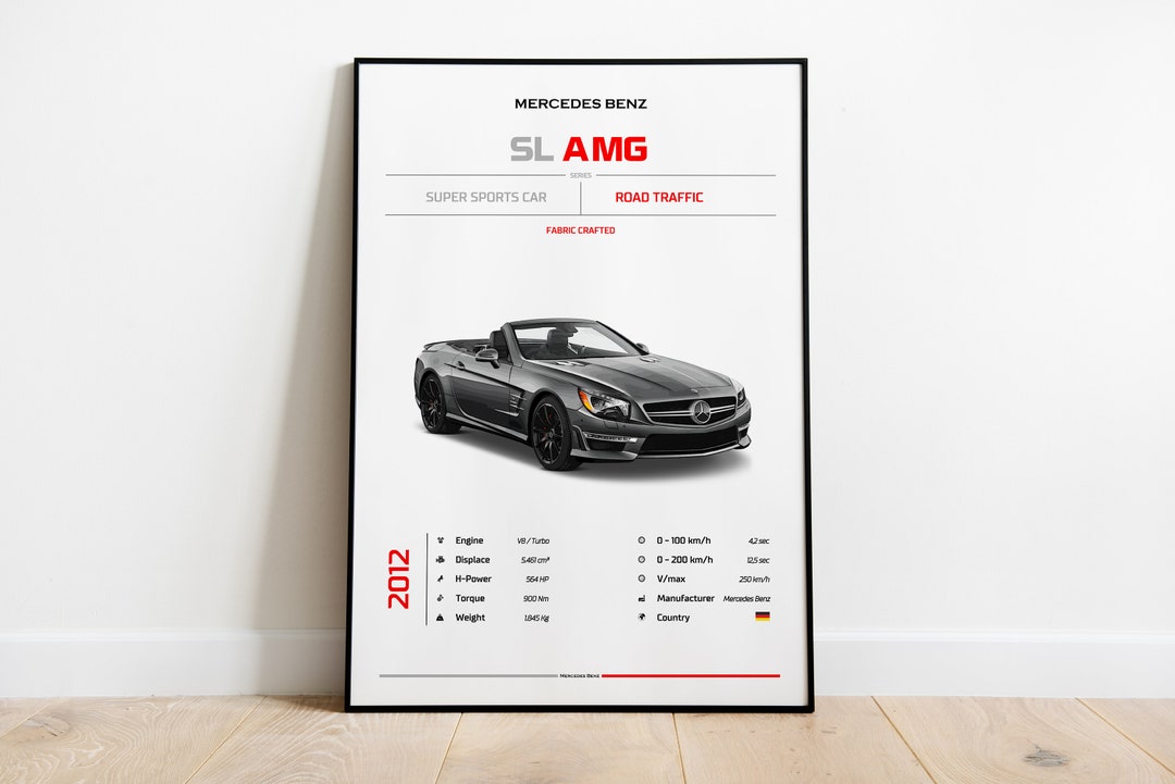 Mercedes Benz SL AMG 2012, Mercedes Benz, Sports Car, Super Car, Wall ...