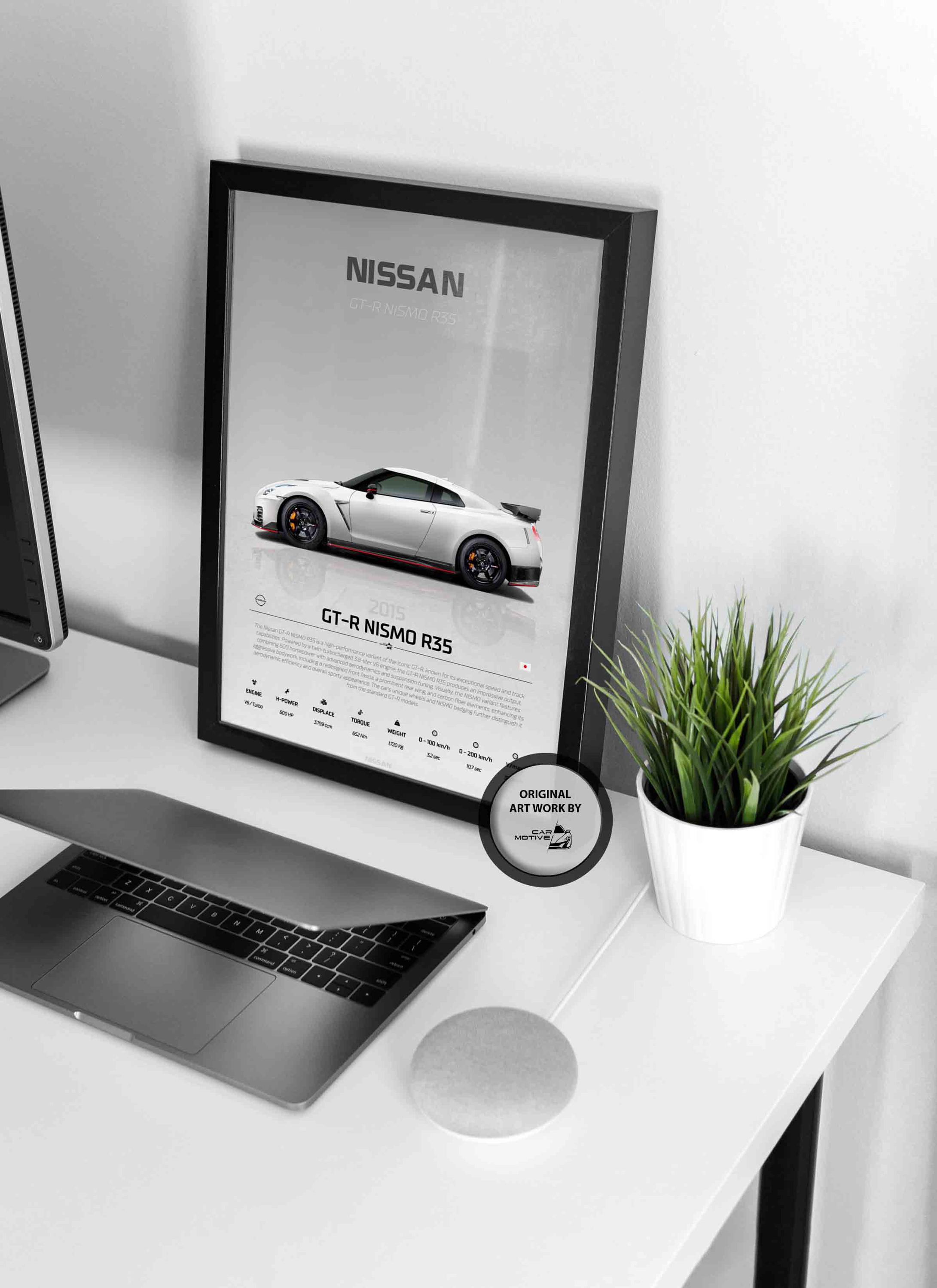 Nissan GT-R Nismo R35 2015, Nissan, Car Poster, Fast & Furious Poster ...