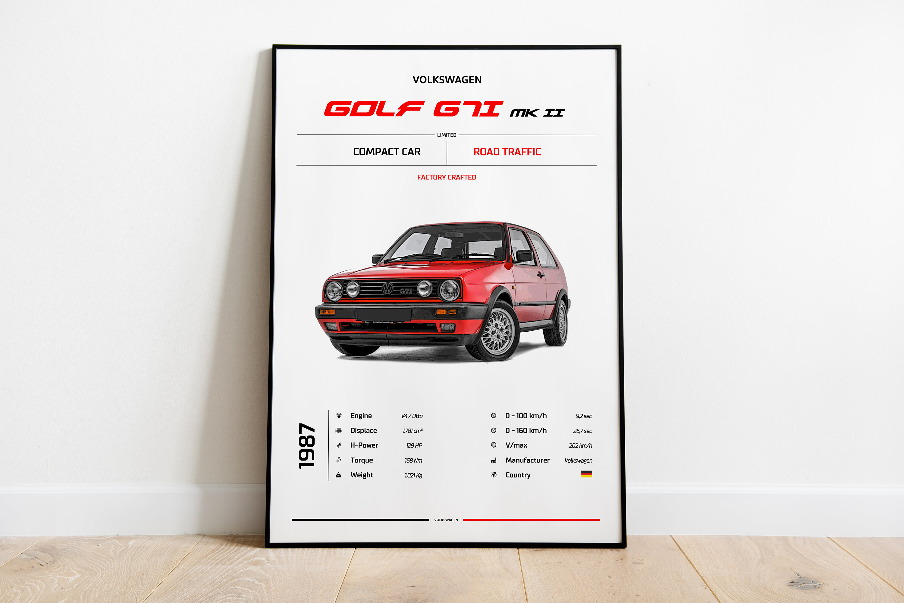 Volkswagen Golf Gti MK 2 1987, VW Golf, Gti, Sports Car, Super Car ...