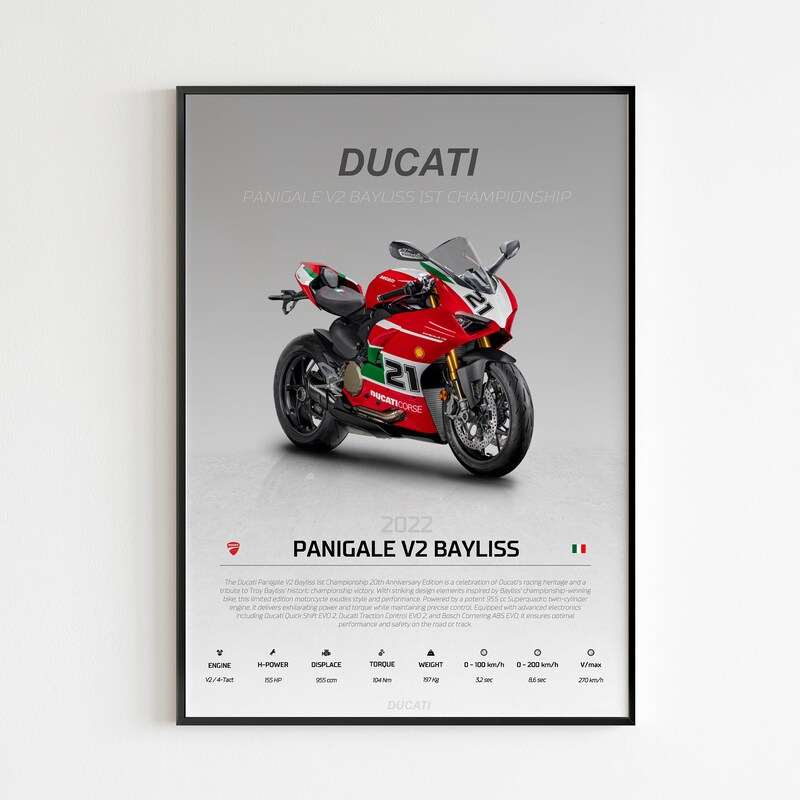Ducati Art Print - Etsy