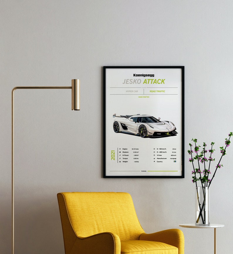 Koenigsegg Jesko Attack 2021, Koenigsegg, Hyper Car, Super Car, Wall ...