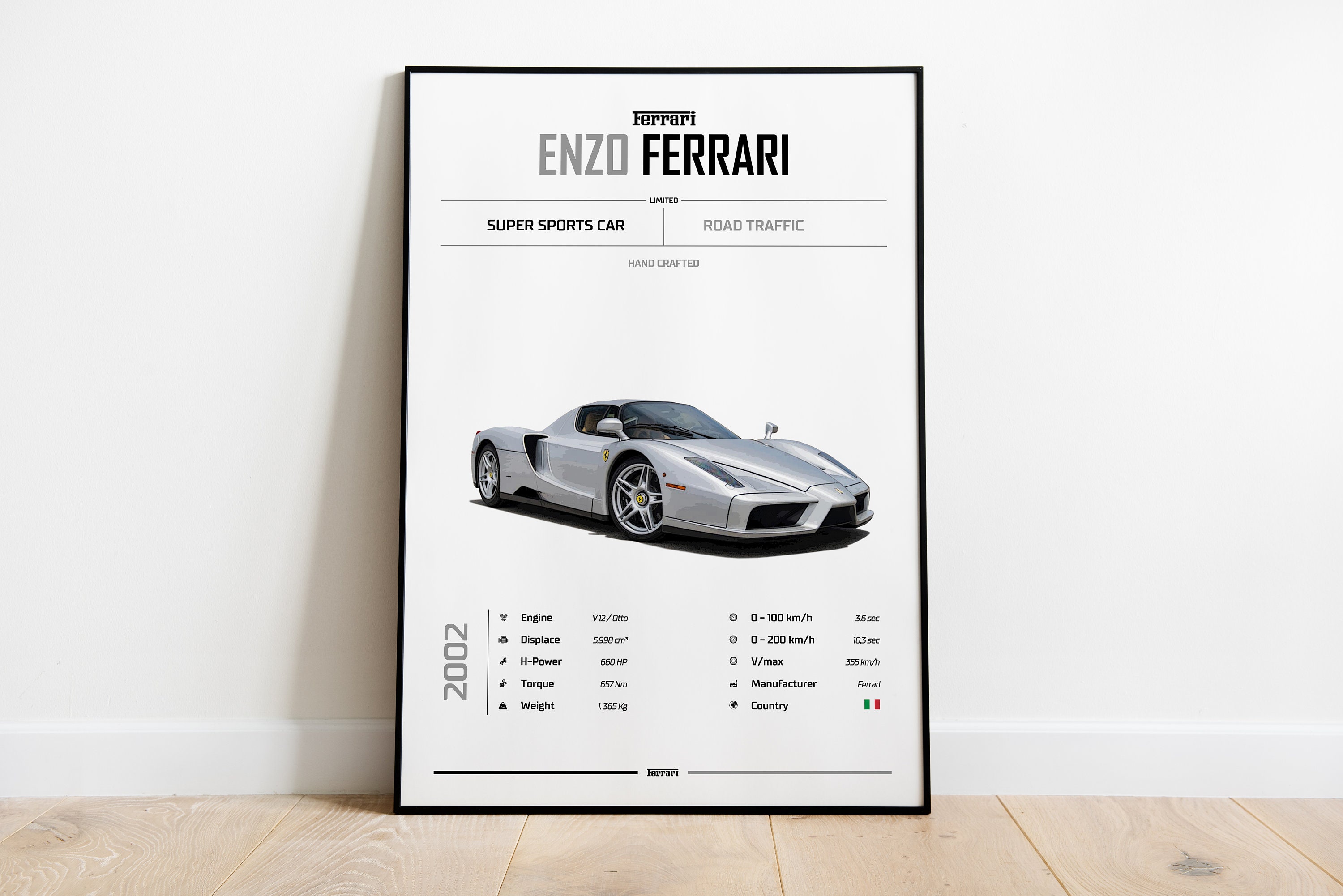 Ferrari Enzo Ferrari 2002, Ferrari Car, Car Poster, Super Car ...