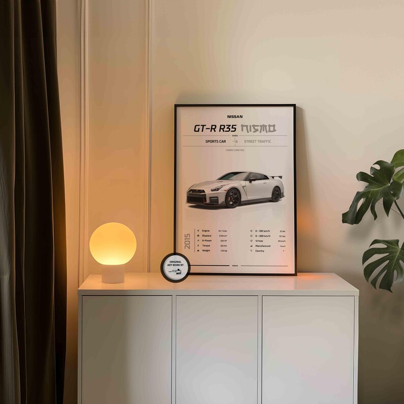 Nissan GT-R Nismo R35 2015, Nissan, Car Poster, Fast & Furious Poster ...
