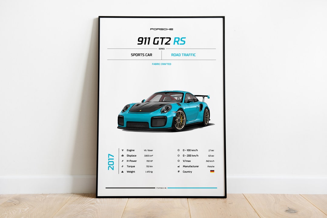 Porsche 911 GT2 RS 2017, Porsche Poster, 911, Sport Car, Super Car ...
