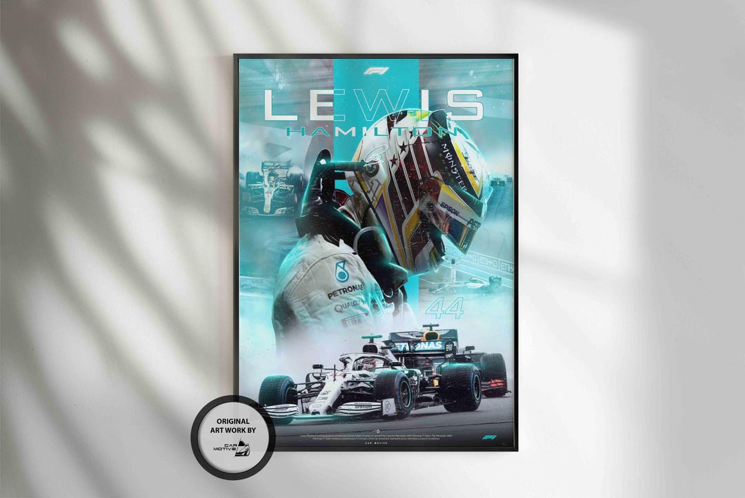 Lewis Hamilton Poster, Formula One, Car Poster, Fast & Furious Poster ...