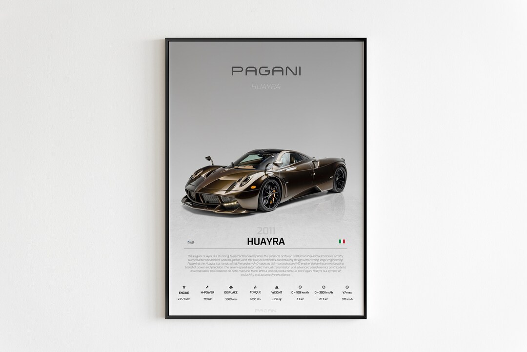 Pagani Huayra 2012, Hyper Car, Pagani, Race Sports Car, Super Car, Wall ...