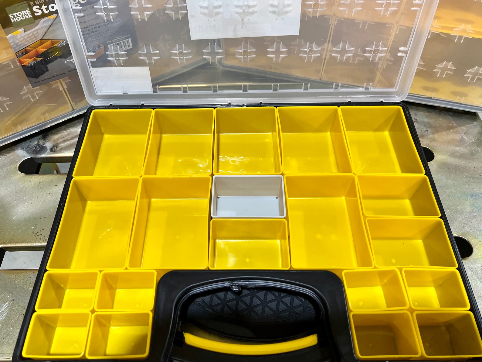 Harbor Freight Storehouse Organizer 64811, 93928, and 93927 Storage Bin ...