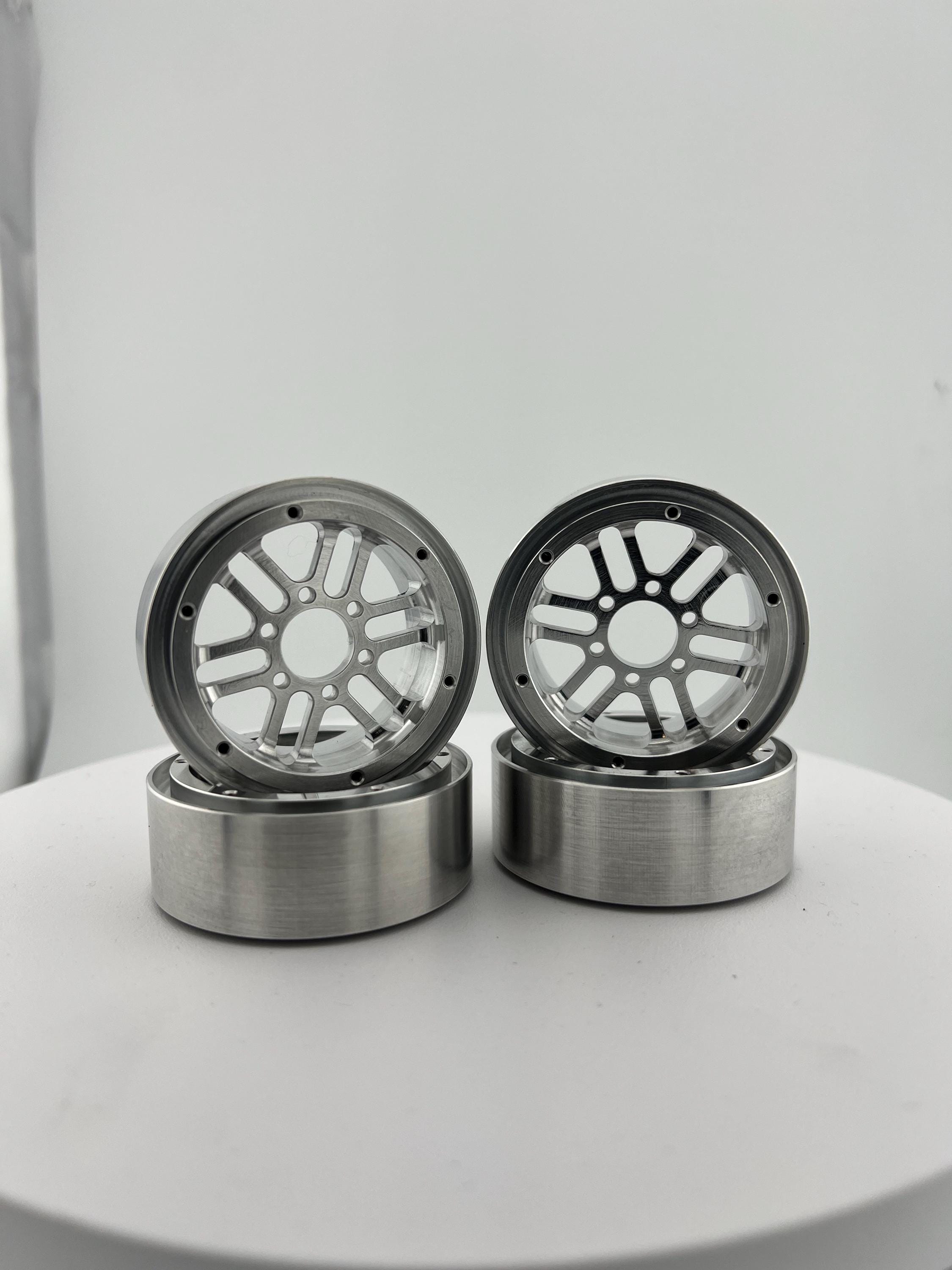Aluminum Scale 1.9 RC Rock Crawler Wheels Machined Finished. Made in ...