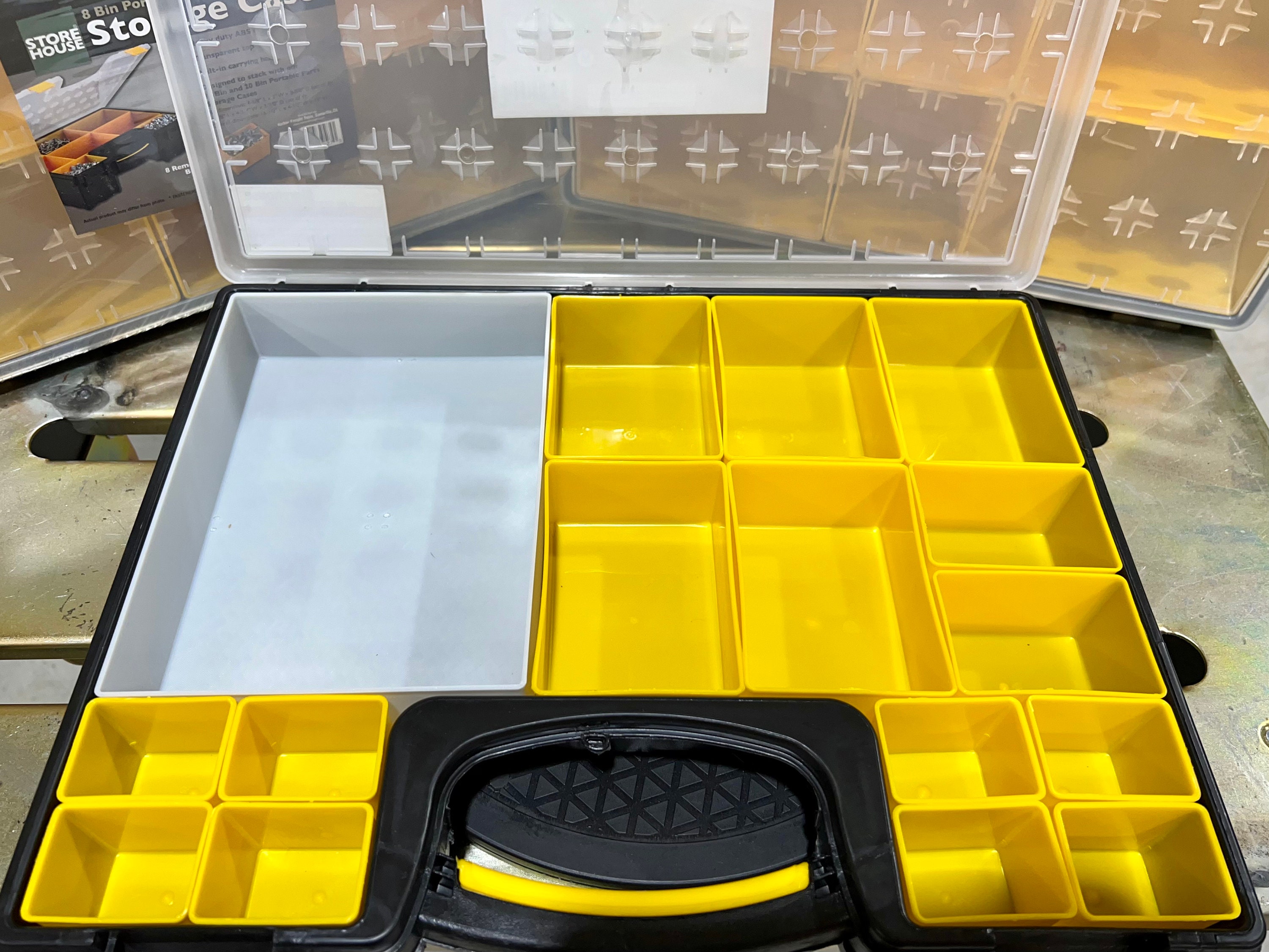 Harbor Freight Storehouse Organizer 64811, 93928, and 93927 Storage Bin ...