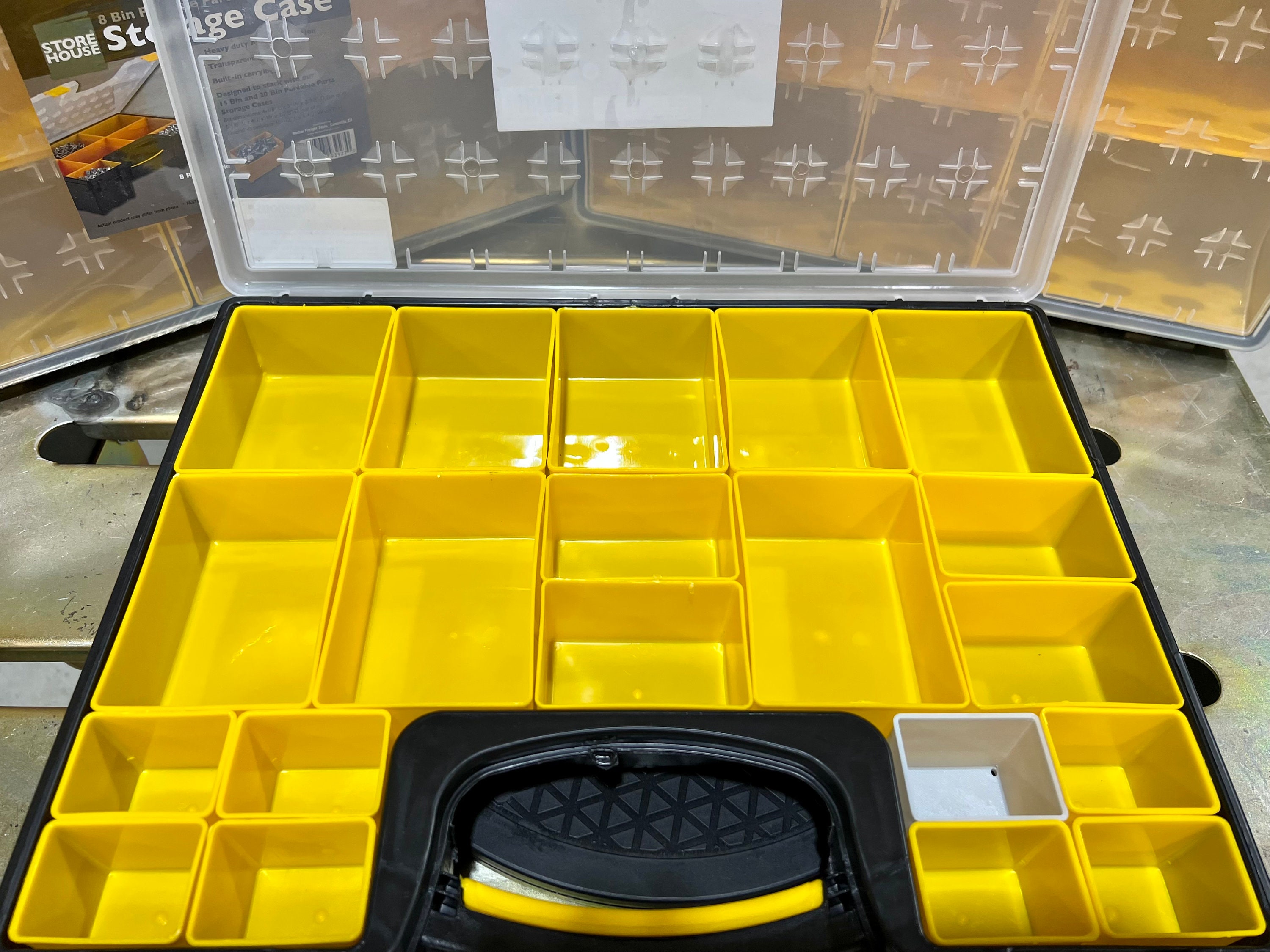 Harbor Freight Storehouse Organizer 64811, 93928, and 93927 Storage Bin ...