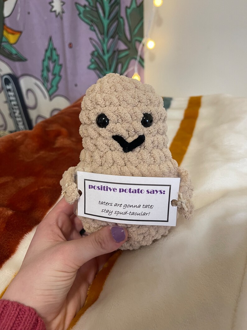 Positive Potato Crochet Plush - Etsy