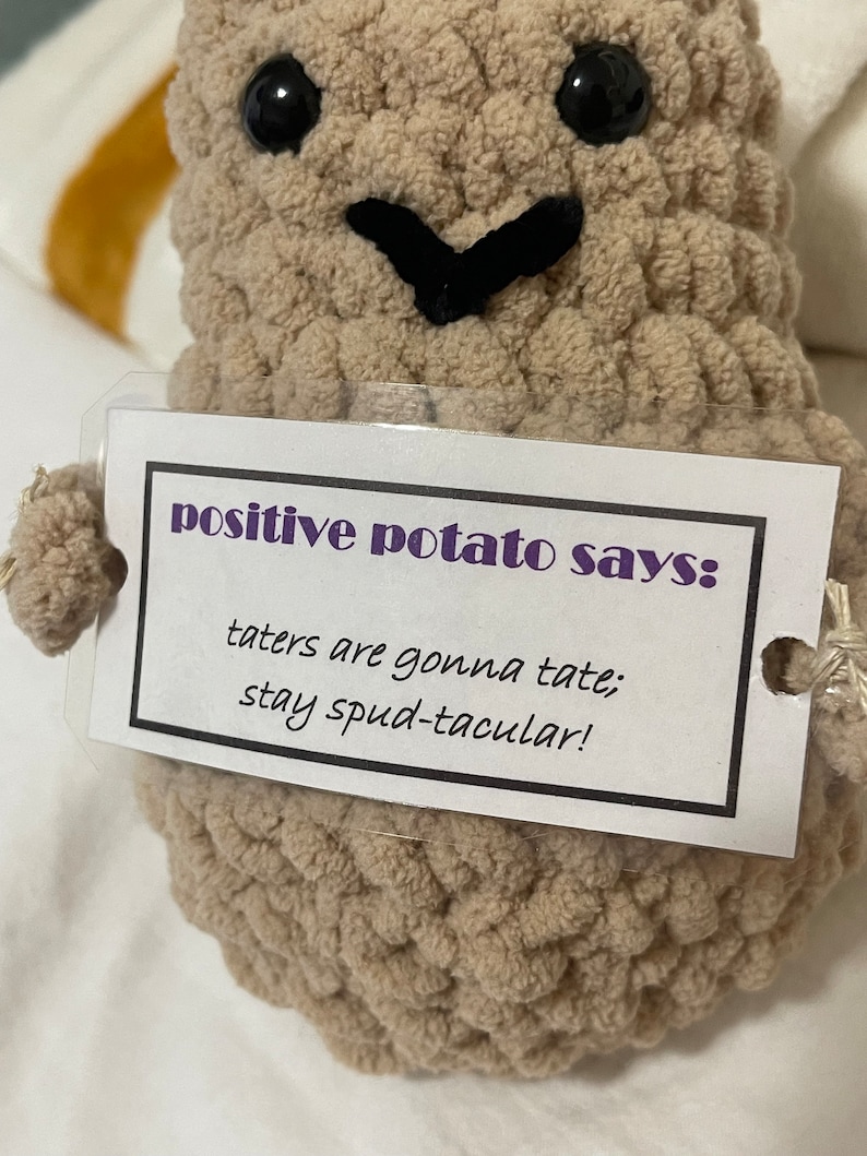Positive Potato Crochet Plush - Etsy