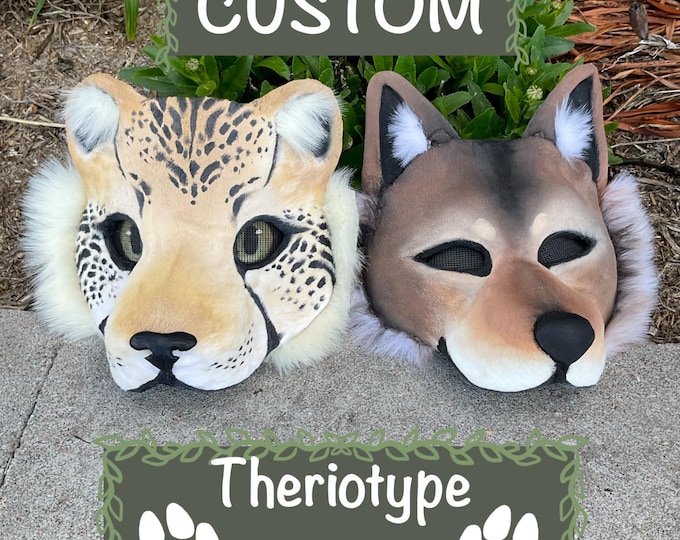 CUSTOM* Therian Quadrobics Masks! (READ DESCRIPTION!) - Etsy