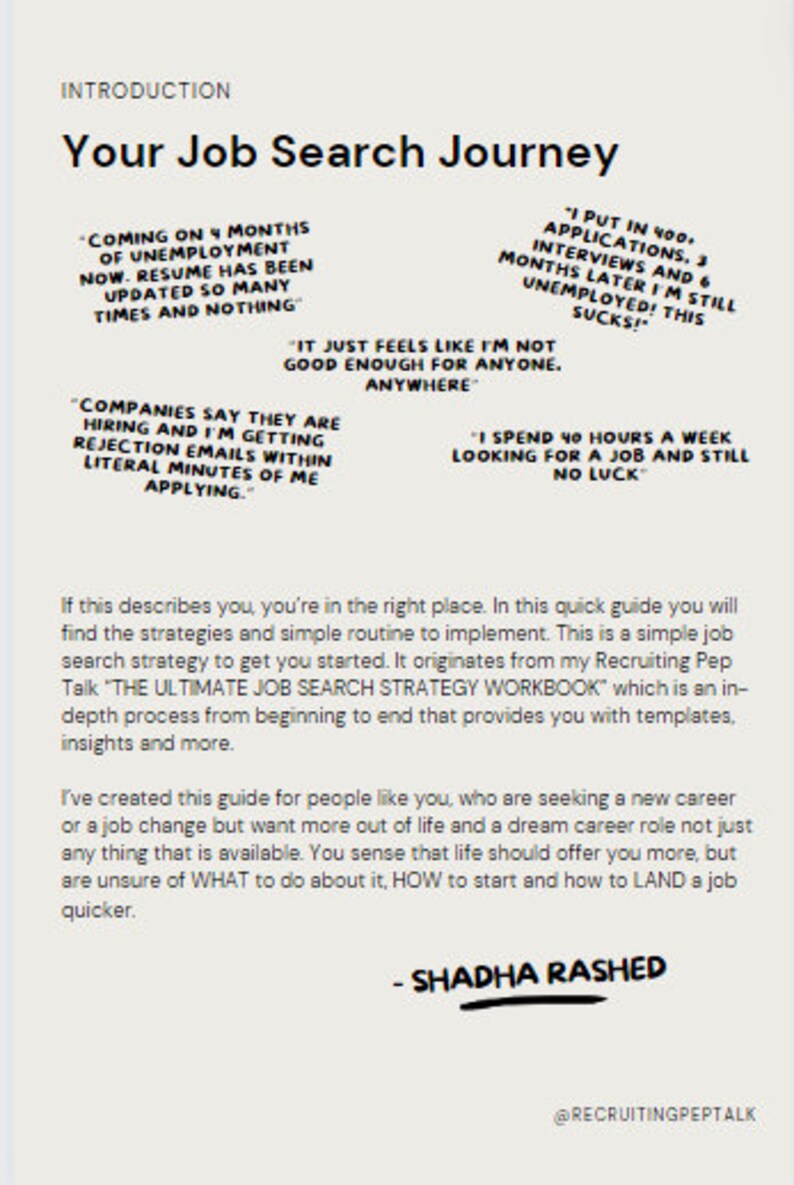 The Ultimate Job Search Strategy Guide, Resume Tips, Search Advice - Etsy