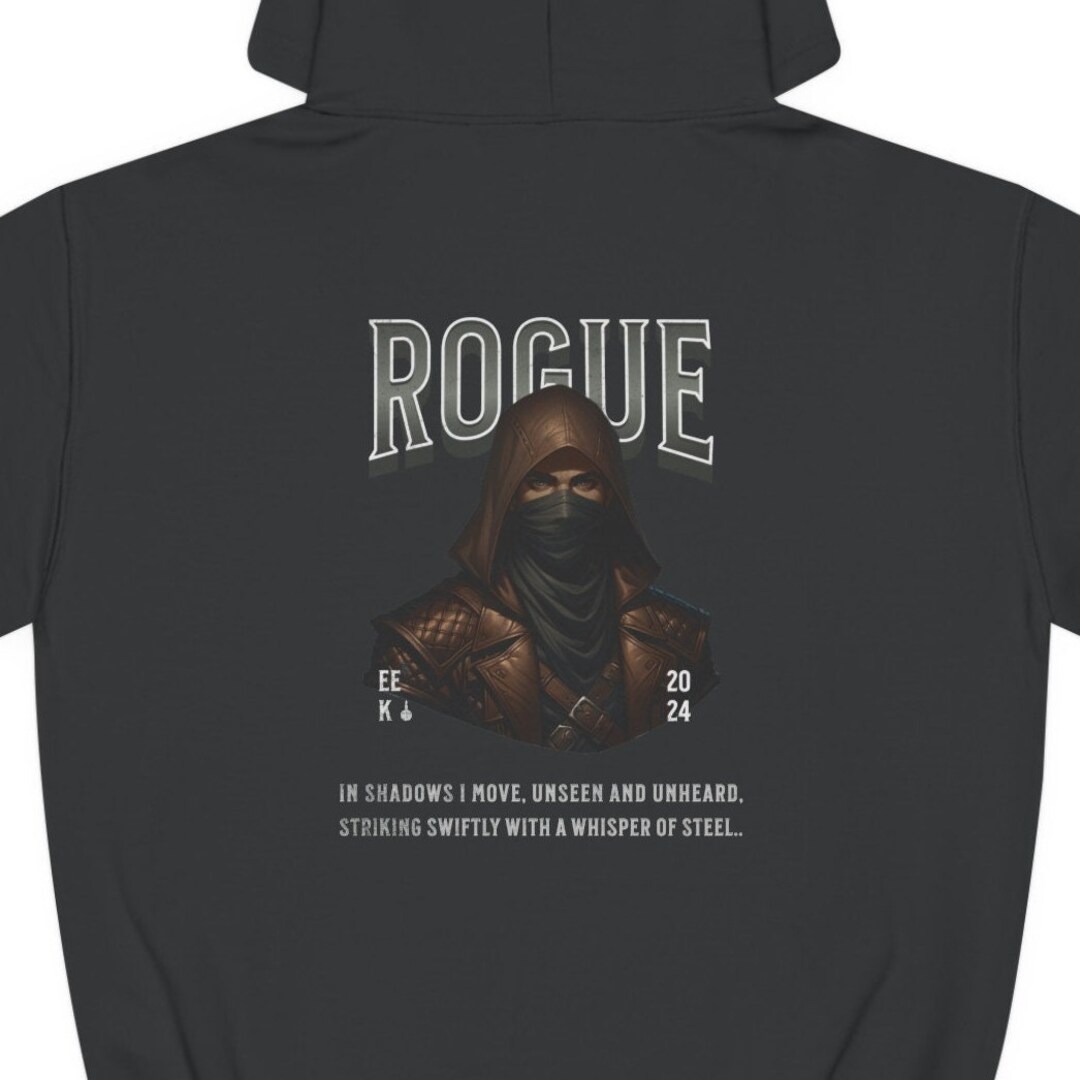 DND Rogue Hoodie | Nerd Geek Apparel | Perfect Gift for Dungeon Masters ...