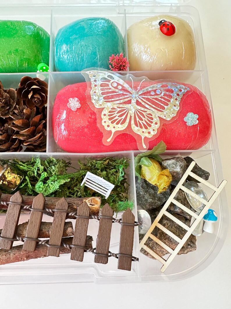 Fairy Garden Playdough Sensory Box - Etsy