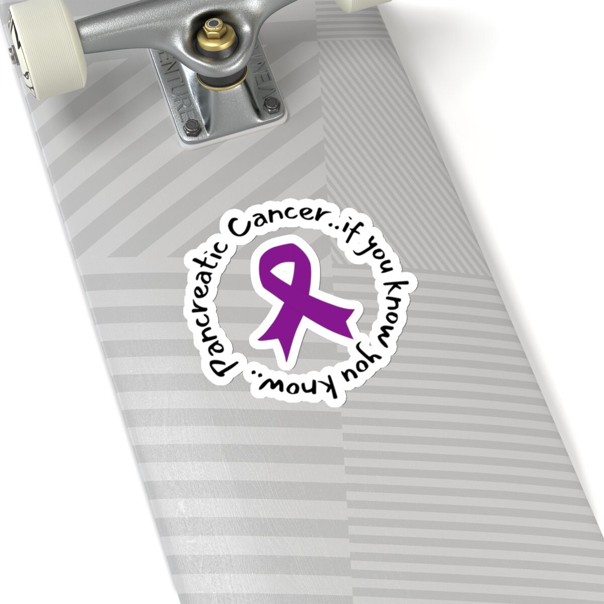 Pancreatic Cancer Awareness Sticker Ribbon - Etsy