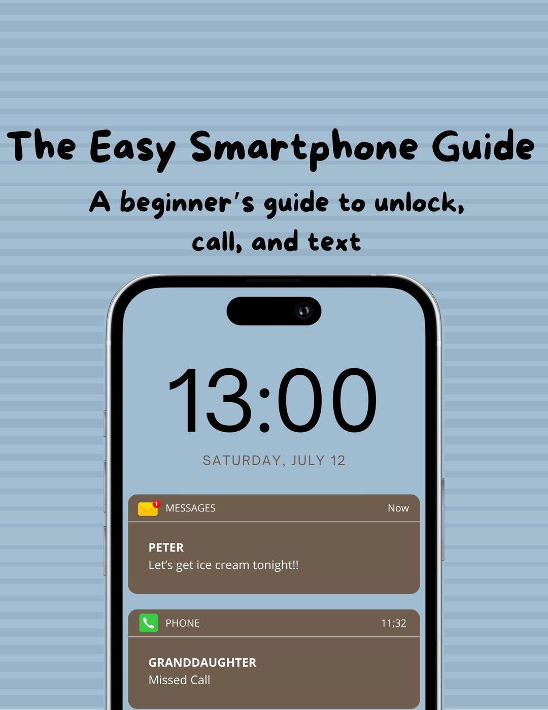 Easy Smartphone Guide for Beginners PDF | Senior Phone Instructions ...