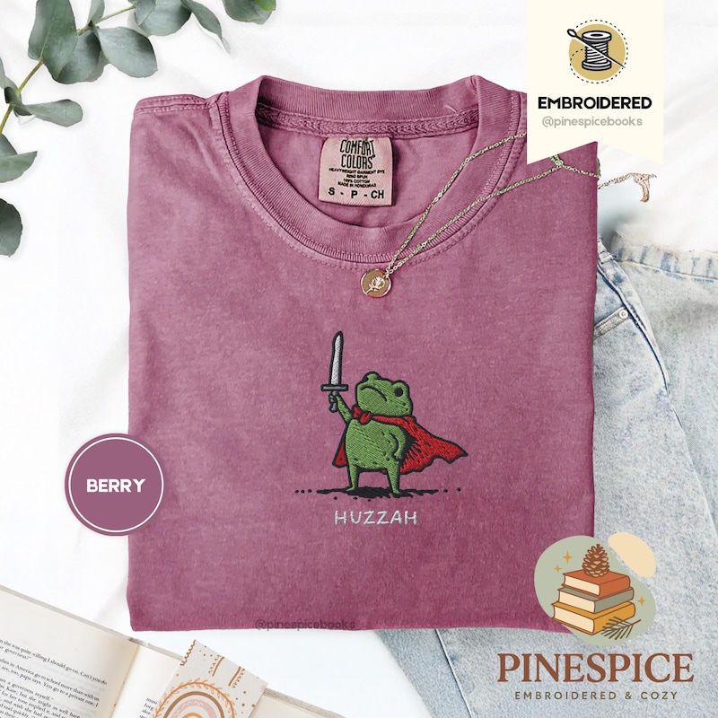 Huzzah Frog Shirt - Etsy