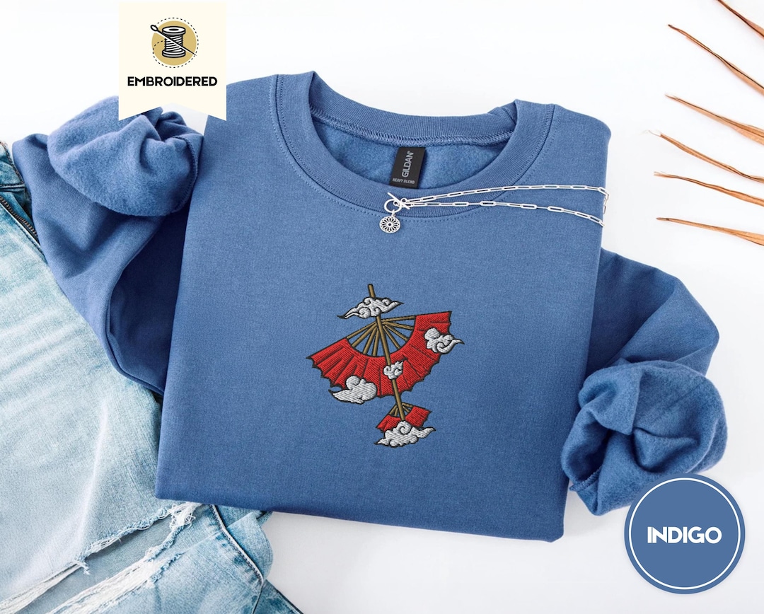 Airbender-inspired Flying Staff Glider Embroidered Sweatshirt – Cozy ...