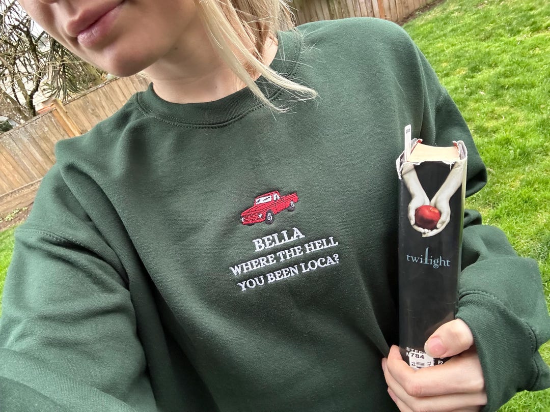 Bella Where You Been Loca Quote Embroidered Comfort Colors Tee, Forks ...