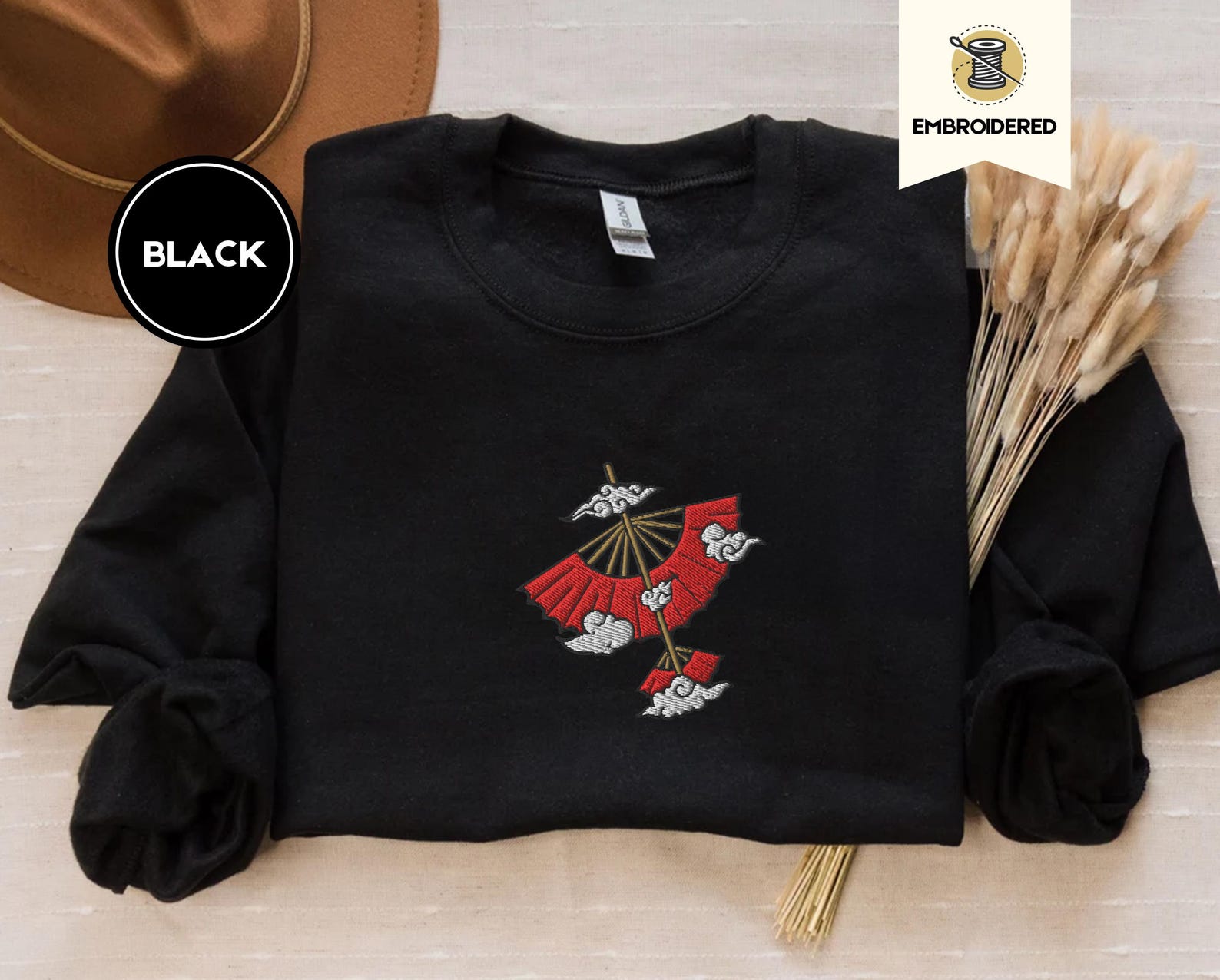 Airbender-inspired Flying Staff Glider Embroidered Sweatshirt – Cozy ...