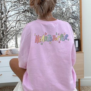 Heartstopper Sweatshirt Heartstopper Crewneck Nick and Charlie Rainbow ...
