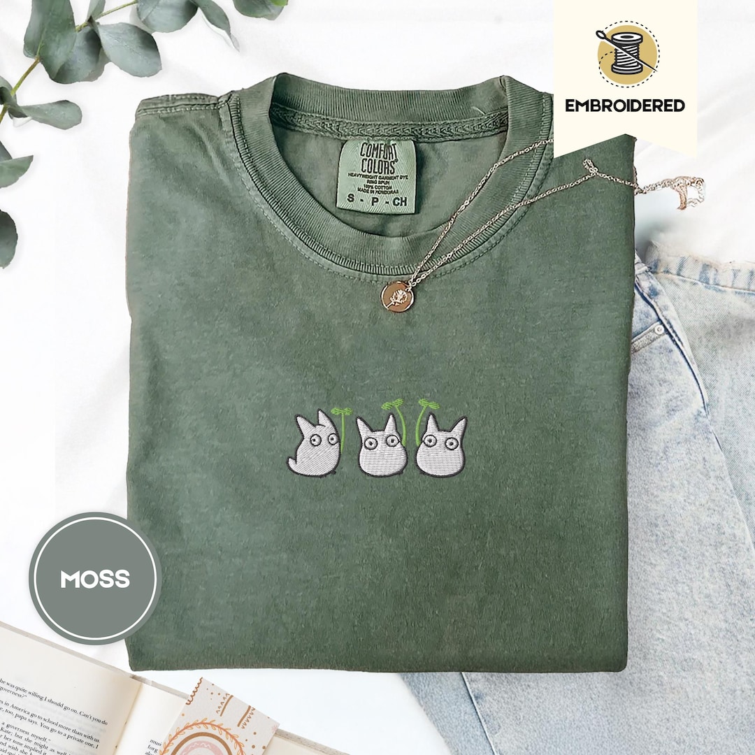 Chibi Forest Sprites Embroidered Comfort Colors® Tee – Cute Forest ...
