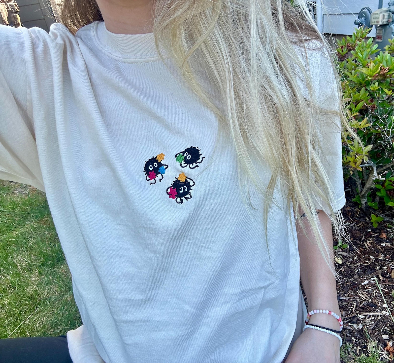 Sprites Cozy Embroidered Comfort Colors® T-shirt – Studio Inspired ...