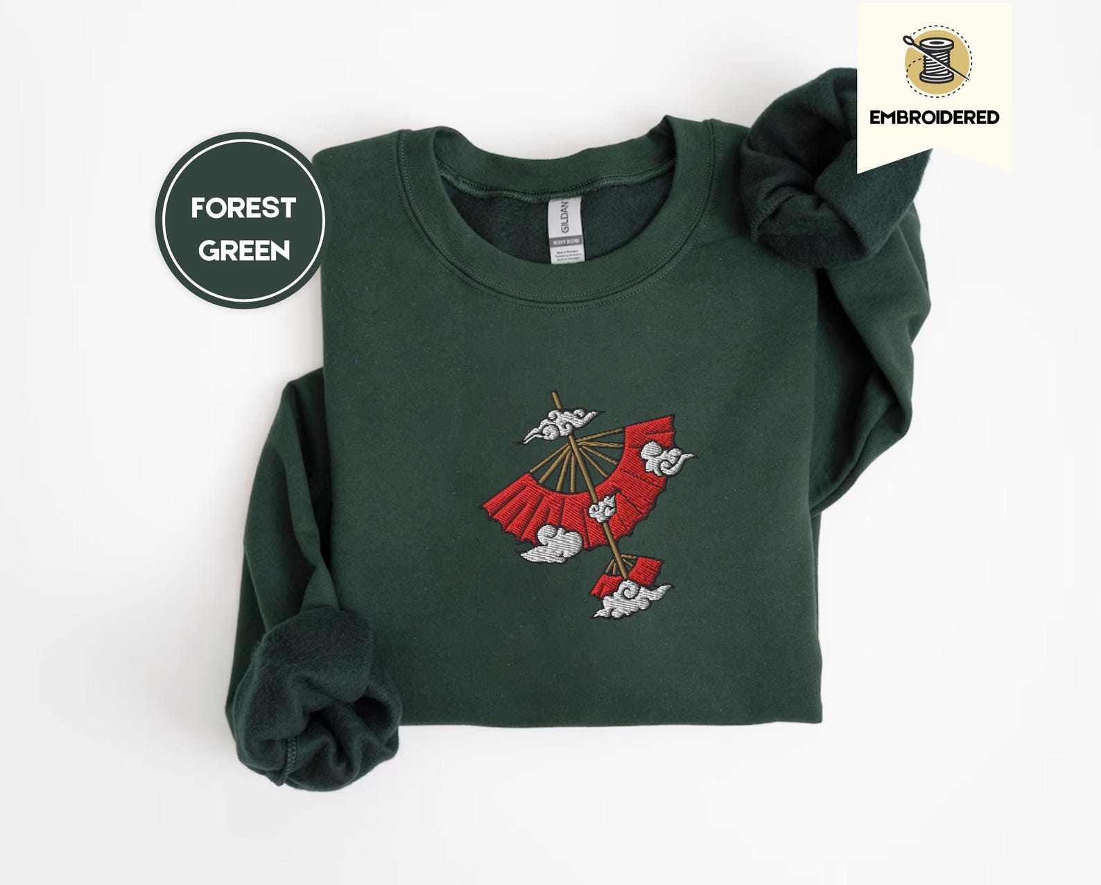 Airbender-inspired Flying Staff Glider Embroidered Sweatshirt – Cozy ...