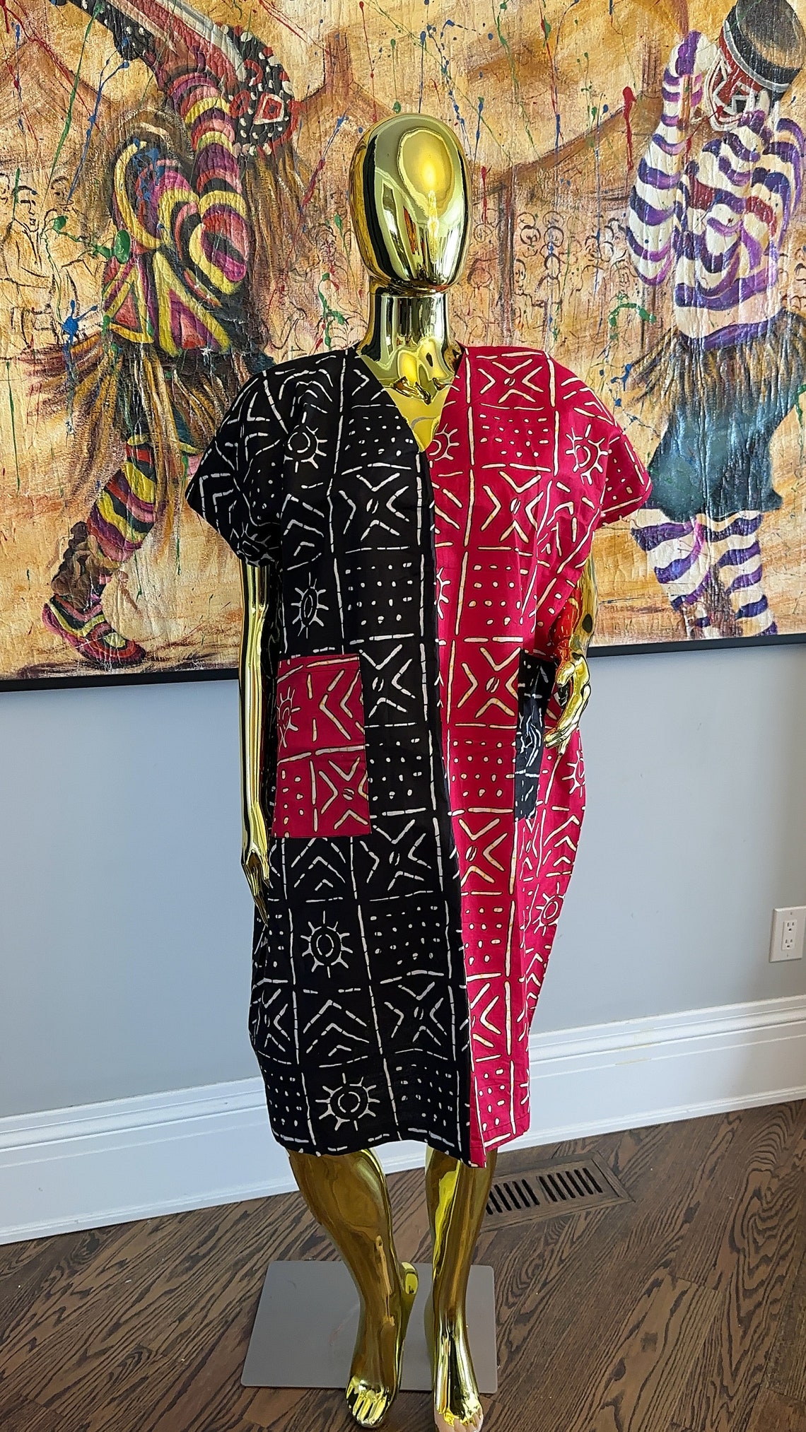 African Print Shift Dresses Short Ankara Dress Short Ankara Shift Dress ...