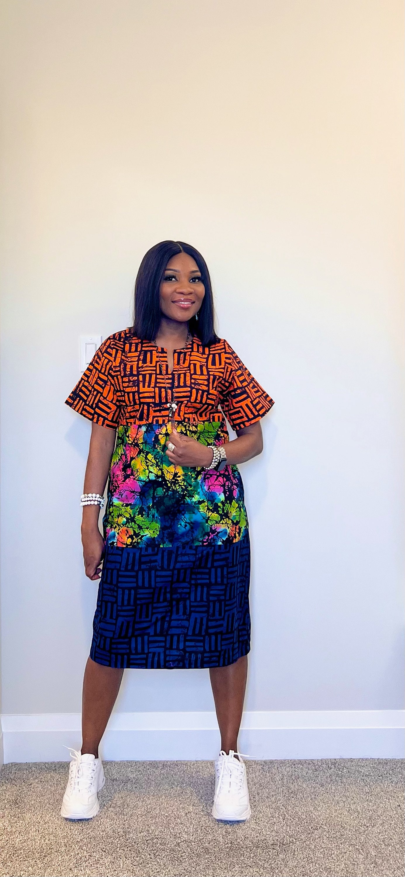 African Print Shift Dresses | Short Ankara Dress | Short Ankara Shift ...