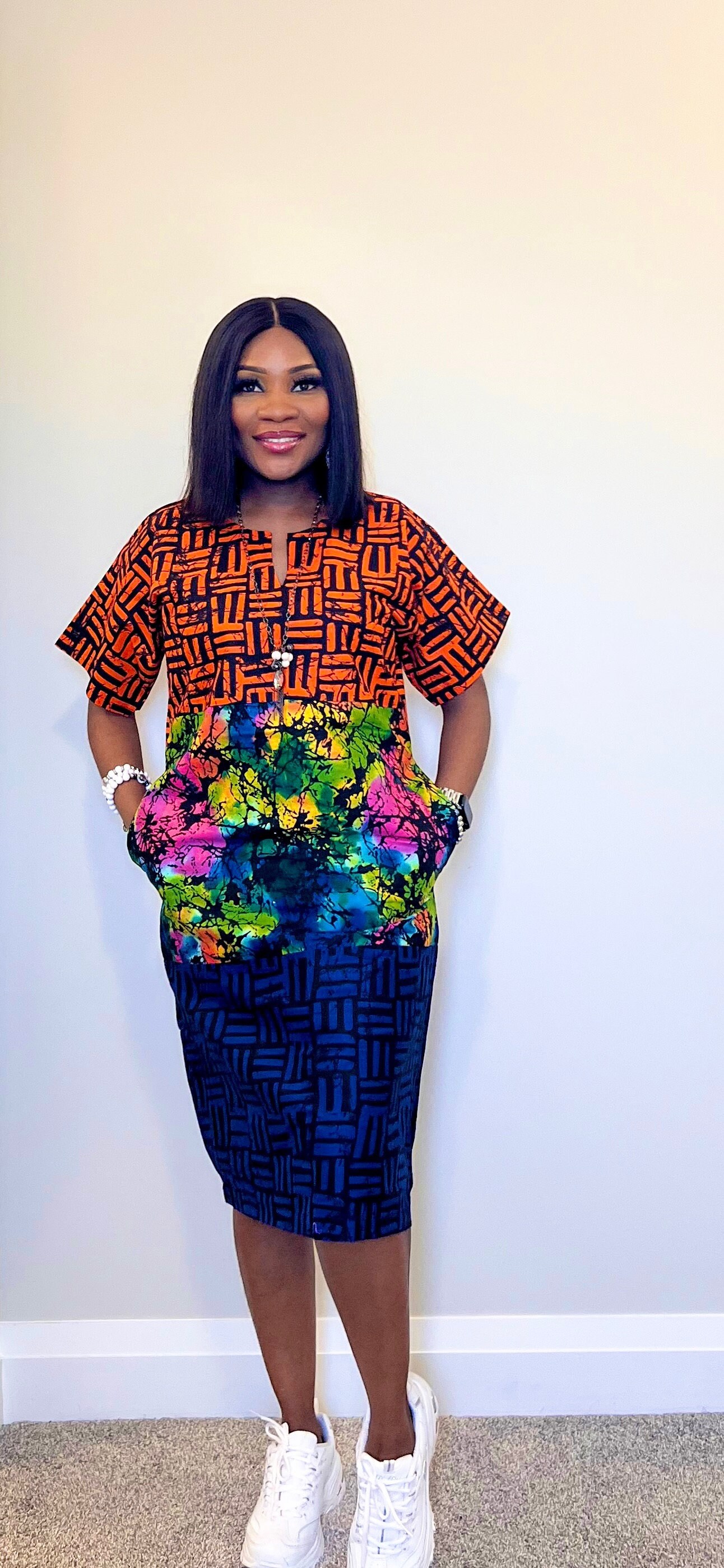 African Print Shift Dresses | Short Ankara Dress | Short Ankara Shift ...