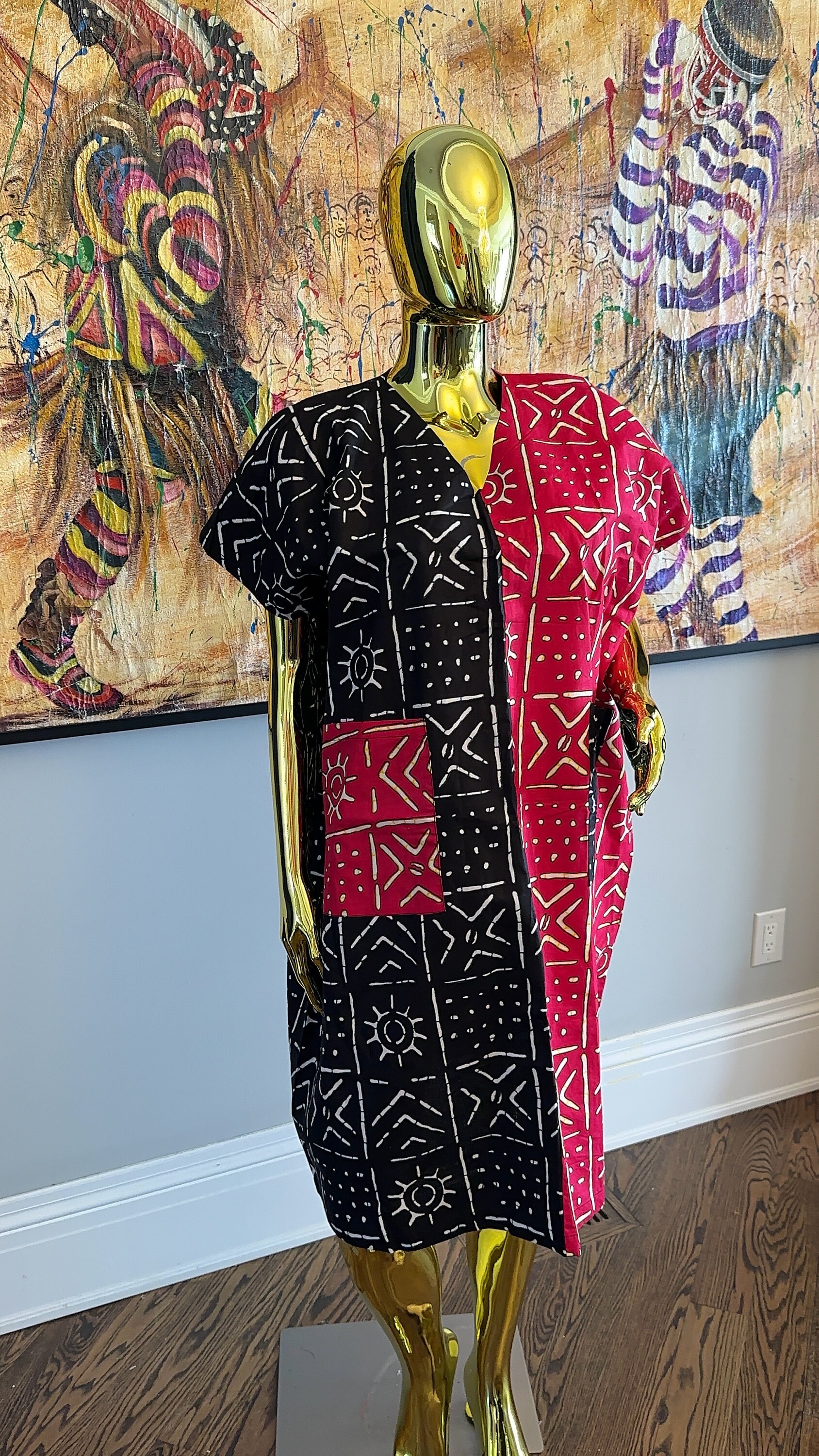 African Print Shift Dresses Short Ankara Dress Short Ankara Shift Dress ...