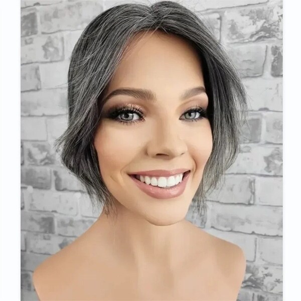 Grey Hair Topper - Etsy