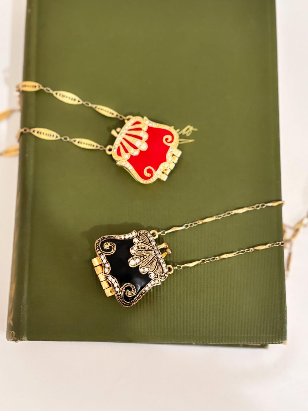1960’s Purse Locket on New 14k Gold Filled Chain | Victorian Revival ...