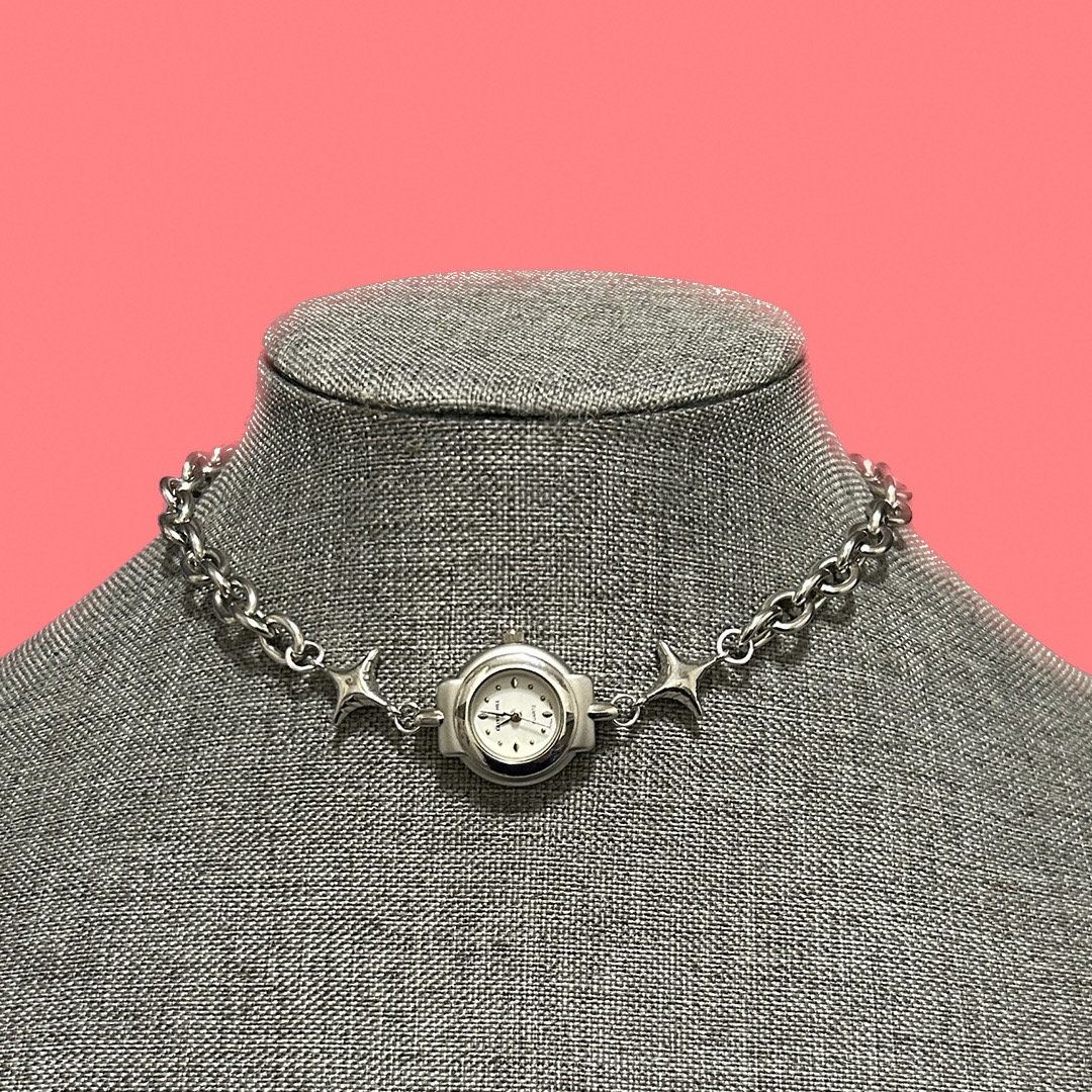 Handmade Vintage Watch Choker Necklace - Etsy