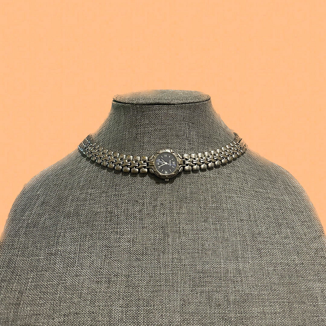 Handmade Vintage Clock Choker / Watch Necklace - Etsy