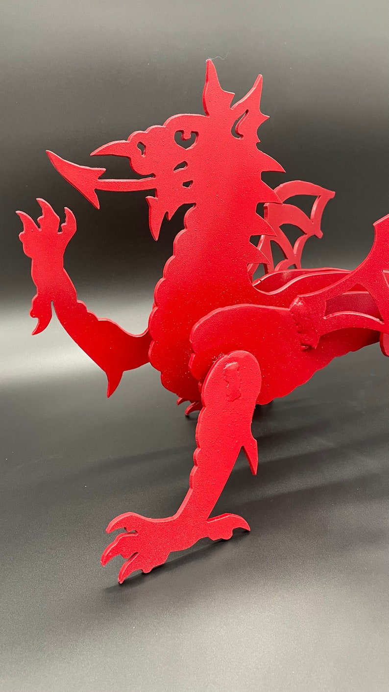 Y Ddraig Goch / the Welsh Red Dragon - Etsy UK